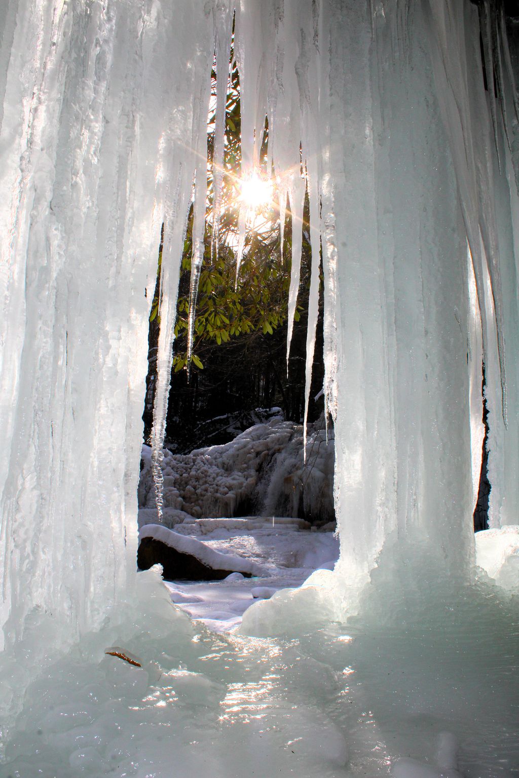 Ice cave and waterfall Maria Vest -Le Galeriste - Wearable Art - Made ...